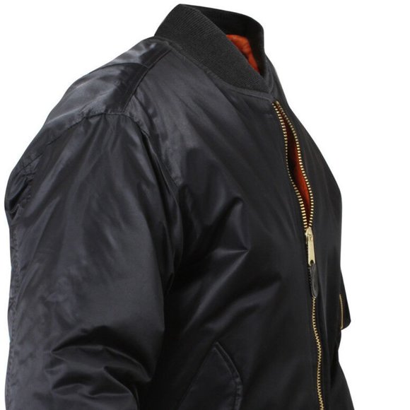 Jackets & Coats | New Mens Black Lightweight Winter Bomber Jacket ...